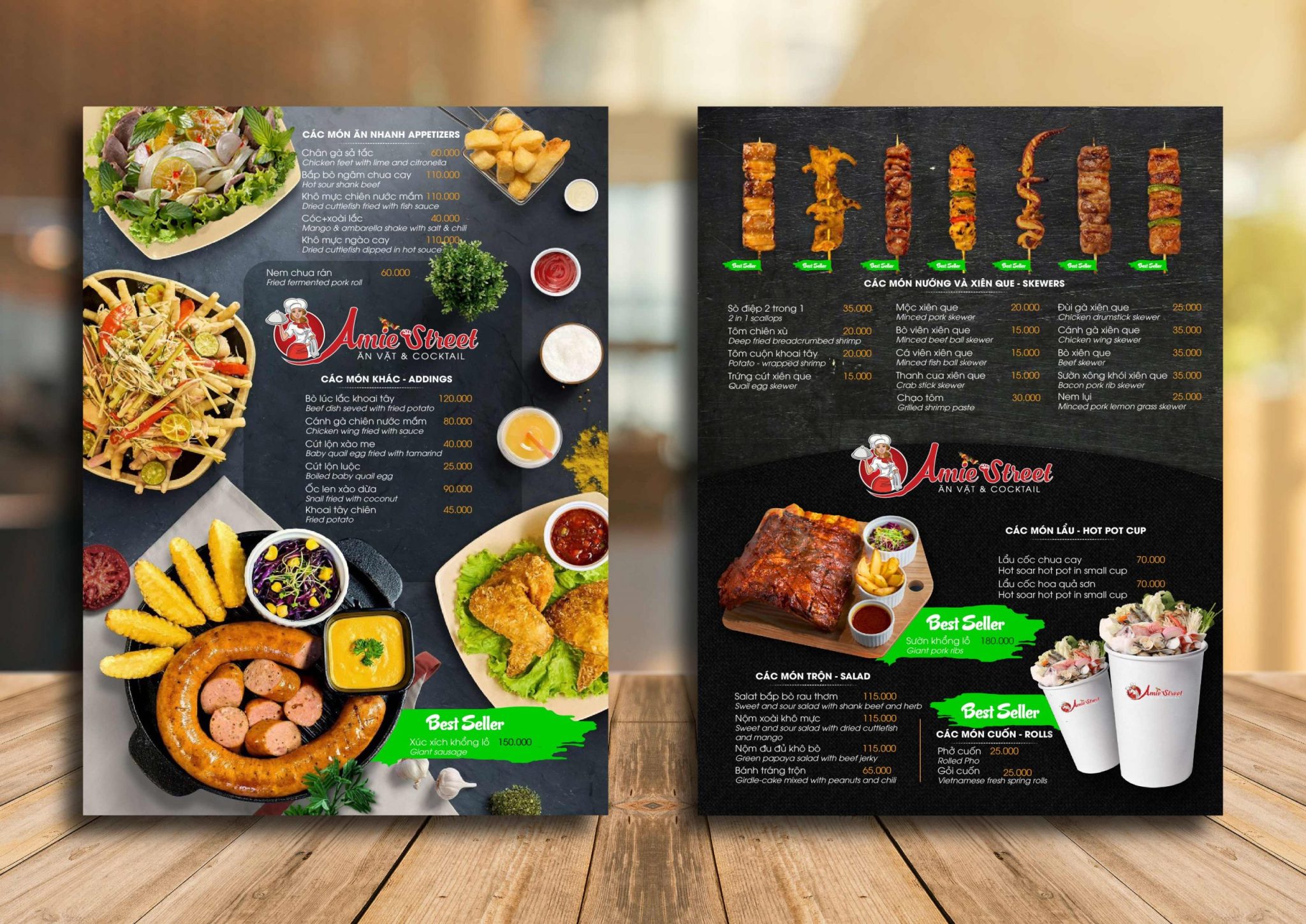 25+ Mẫu Menu đẹp, ấn Tượng Và Sáng Tạo - In Khánh Việt