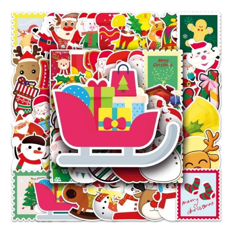 50+ Mẫu Sticker Noel Đẹp, Dễ Thương Cho Mùa Giáng Sinh