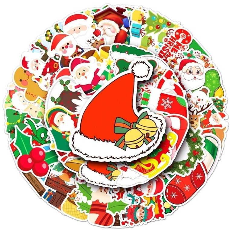 50+ Mẫu Sticker Noel Đẹp, Dễ Thương Cho Mùa Giáng Sinh