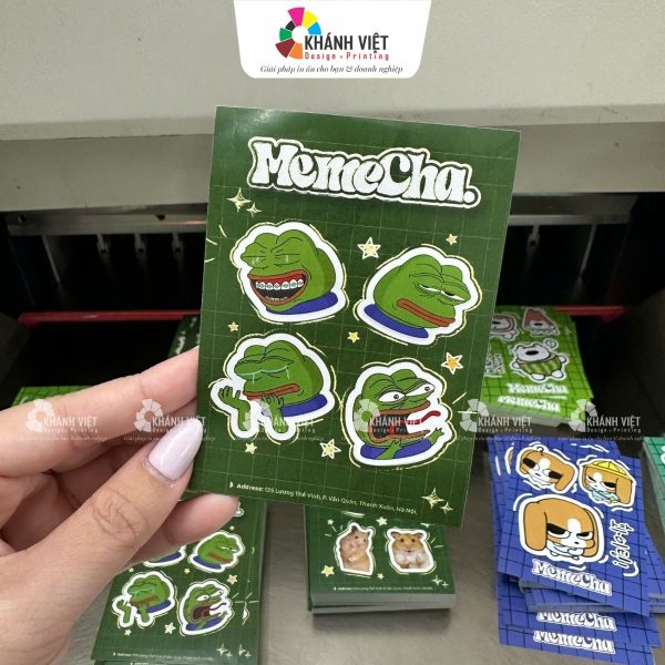 In Sticker Theo Yêu Cầu, Giá Gốc Tại Xưởng In Khánh Việt