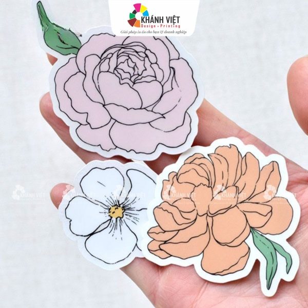 Top 50+ Mẫu Sticker Hoa Đẹp, Xinh Xắn Với Nhiều Màu Sắc