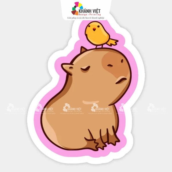 Top 30+ Mẫu Sticker Capybara Cute, Hài Hước, Hot Trend